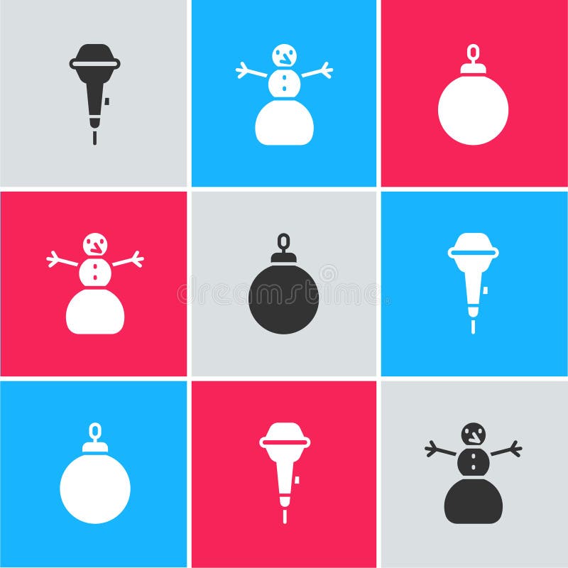 Snowman Microphone Stock Illustrations – 181 Snowman Microphone Stock ...