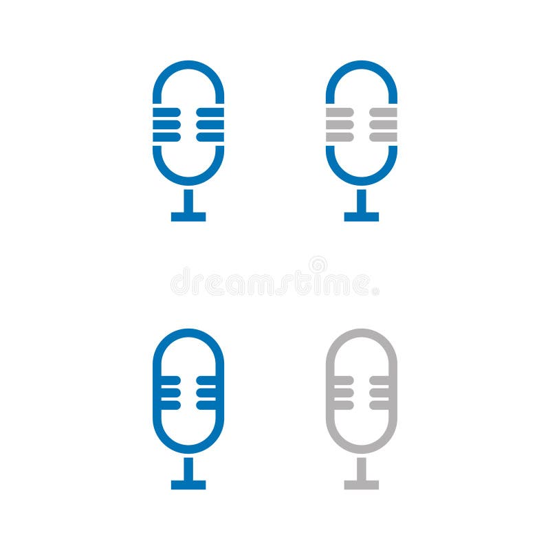 Microphone 3 stock vector. Illustration of minimal, radio - 279105020