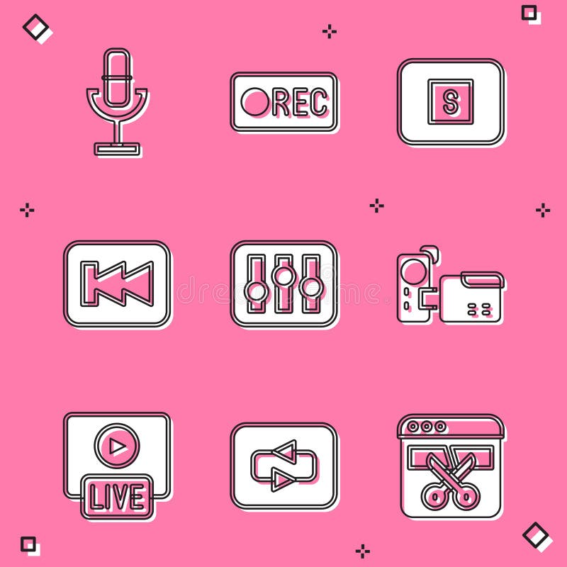 Stop Live Streaming Icon. Modern Vector Button Design Isolated on White ...