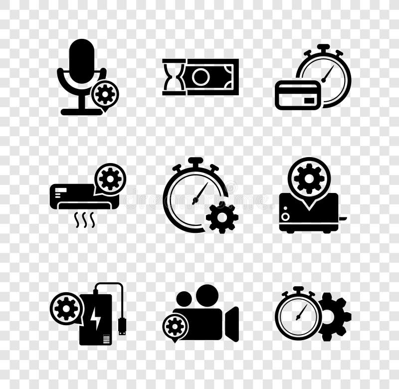 Set Microphone Setting, Fast Payments, , Power Bank, Video Camera and ...