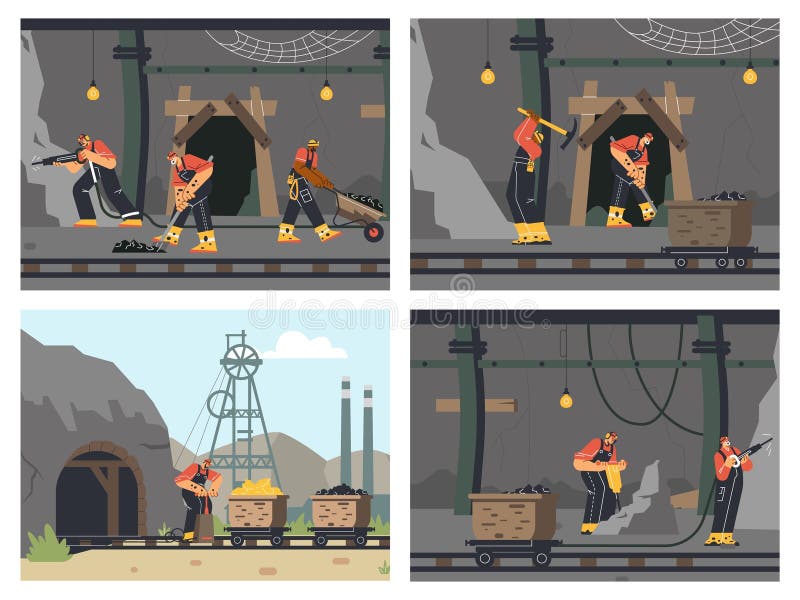 Miners Cart Stock Illustrations – 66 Miners Cart Stock Illustrations ...