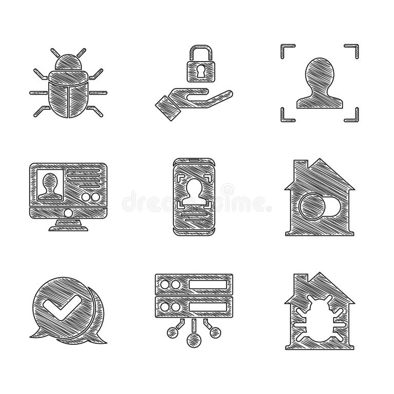 Set Mobile and Face Recognition, Server, Data, Web Hosting, House System Bug, Smart Home, Check ...