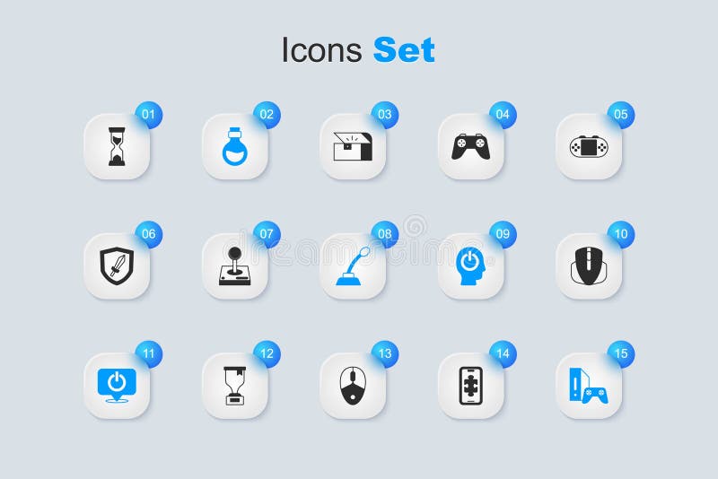 Console Old Hourglass Bottle Magic Elixir Computer Mouse Stock ...