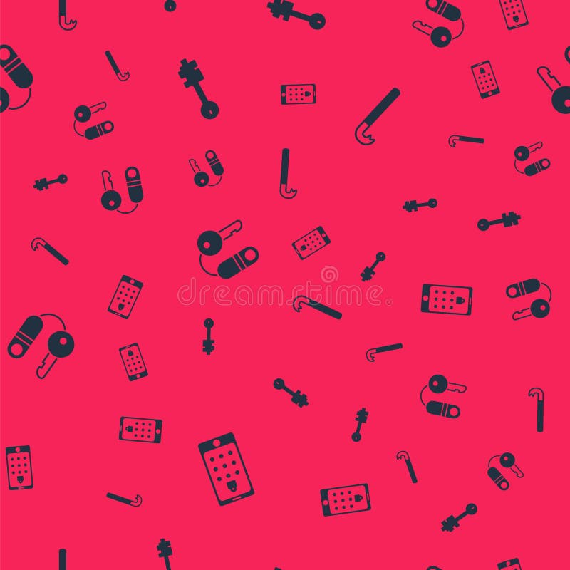 Set Mobile and Graphic Password, Old Key, House with and Crowbar on ...