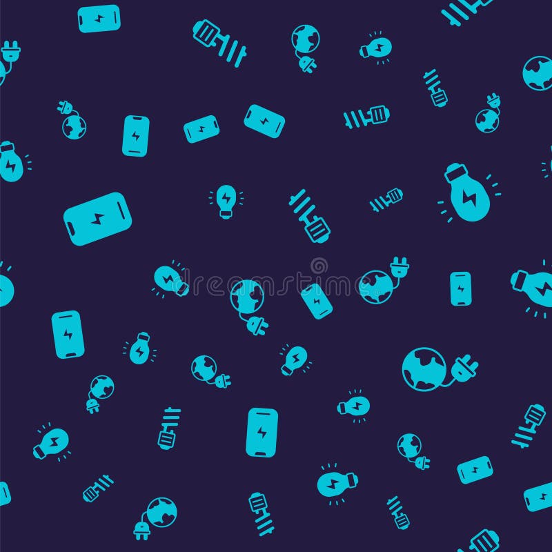 Set Mobile Phone, Creative Lamp Light Idea, LED Bulb and Global Energy ...