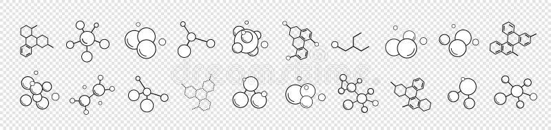 A Set of Models of Molecules and Molecular Compounds on a Transparent ...