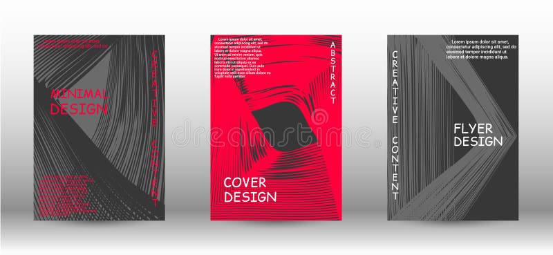 A set of modern covers. stock vector. Illustration of cool - 140315192