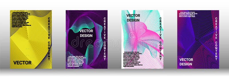 A Set of Modern Abstract Covers with Abstract Gradient Linear Waves ...