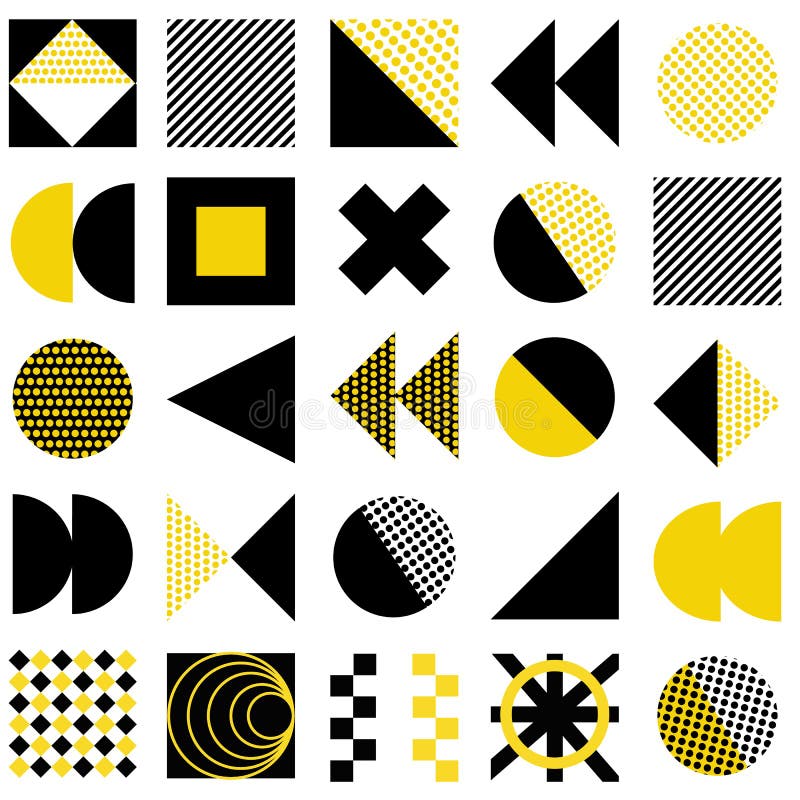 Set of Modern Abstract Design Elements, Template for Your Project.neo ...