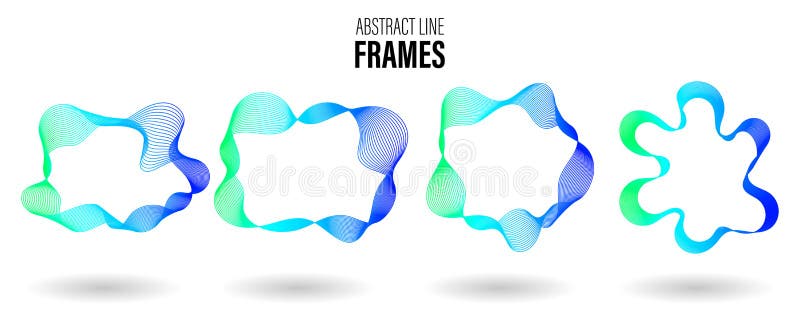 Abstract frames stock illustration. Illustration of composition - 34258912