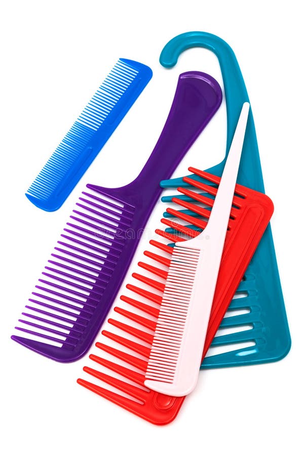Set of modern comb stock photo. Image of design, purple - 77266208