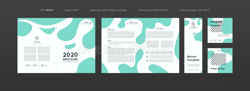 Set of Abstract Modern Template Layout Ready for Various Purpose Your ...