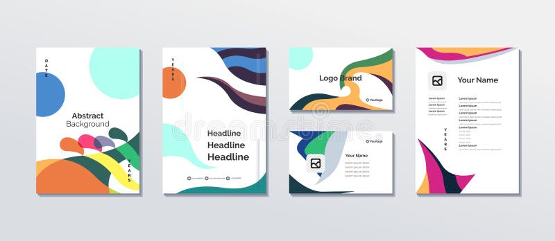 Set of Abstract Modern Template Layout Ready for Various Purpose Your ...