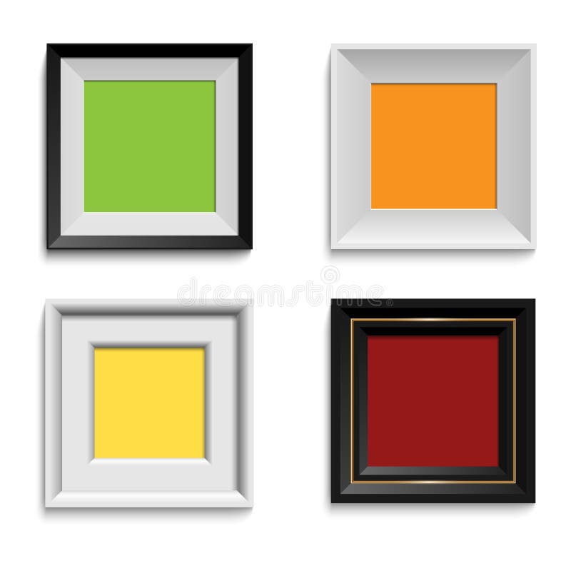 Set of Modern Picture Frames Stock Vector - Illustration of business ...