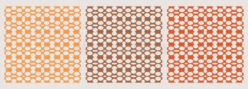 Set of 3 Modern Seamless Fabric Pattern, Abstract Print on Carpet ...