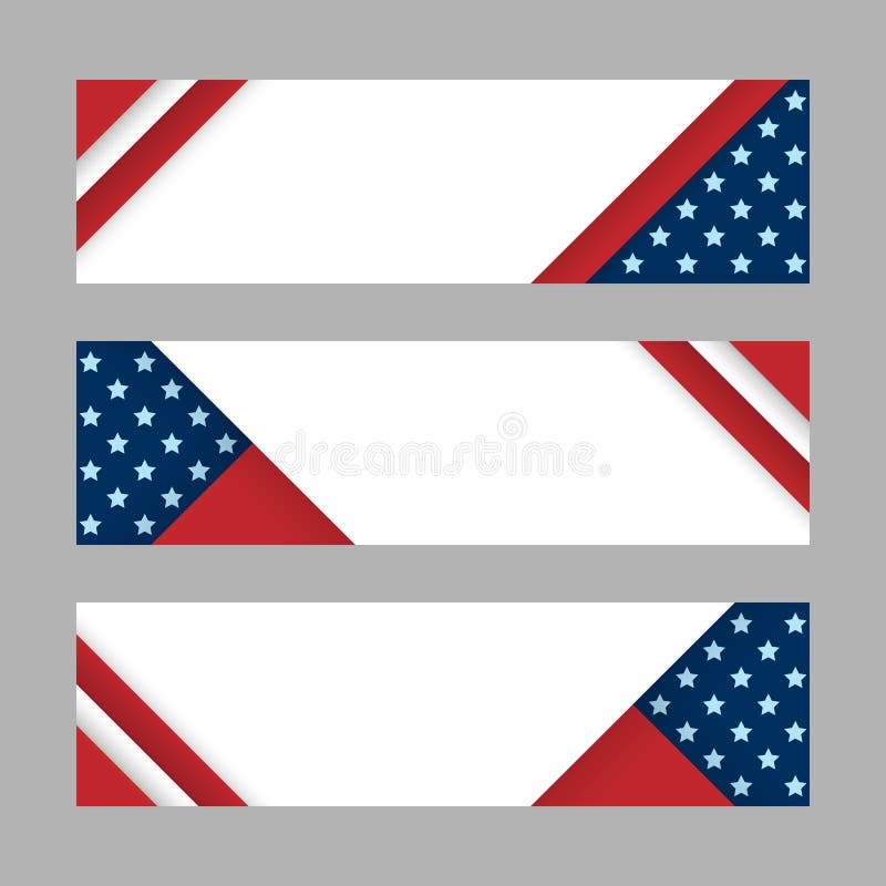 Horizontal American Flag Page
