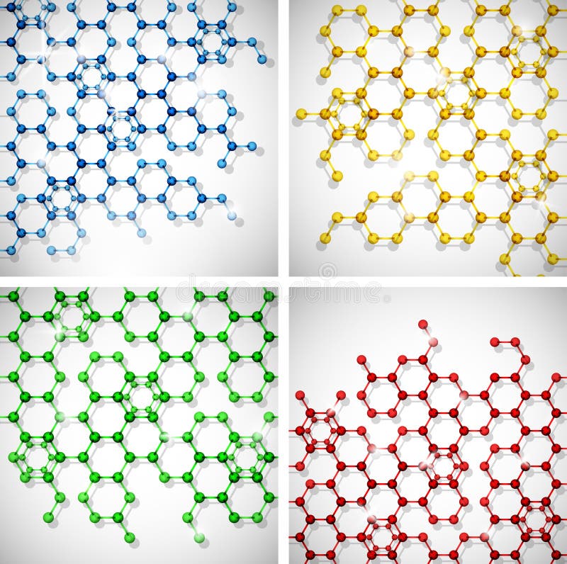 Molecular octagon stock vector. Illustration of transparent - 21496518