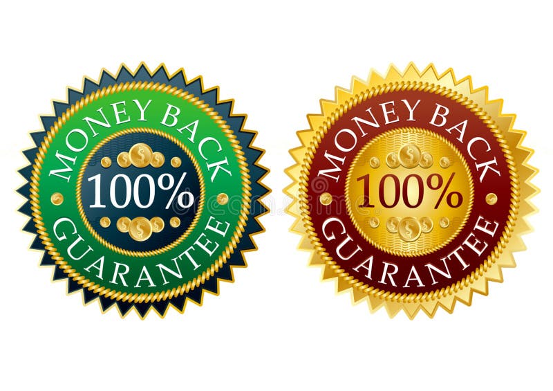 Money Back Guarantee (30 Day) Stock Vector - Illustration of money ...