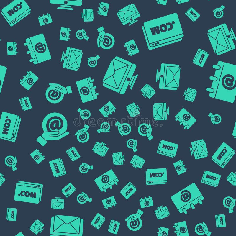 Email seamless pattern stock vector. Illustration of opened - 82142134