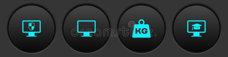 Set Monitor and Shield, Computer Monitor Screen, Weight and with ...