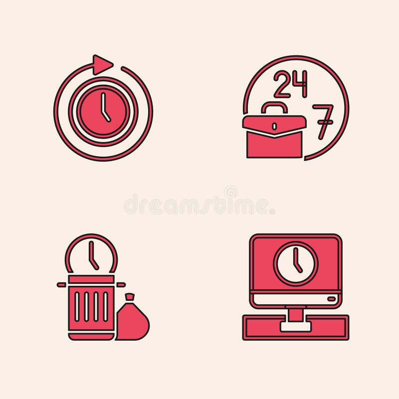 Set Monitor Time, Clock with Arrow, always Busy and Waste of Icon ...