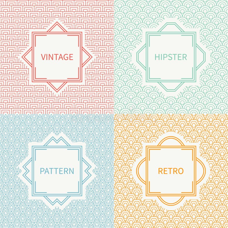 Simple Mono Pattern Stock Illustrations – 4,272 Simple Mono Pattern ...