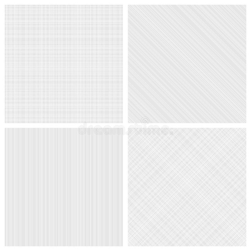 Set of Monochrome Hatch Seamless Patterns Stock Vector - Illustration ...