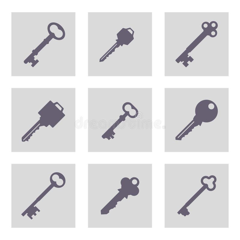 Monochrome Unlock Stock Illustrations – 714 Monochrome Unlock Stock ...