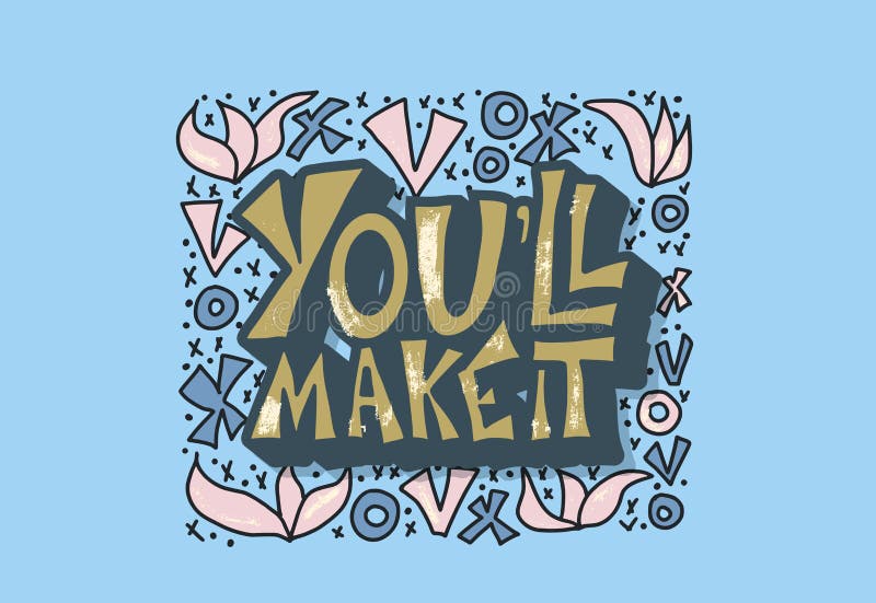 Set Of Motivational Quotes Isolated Vector Text Stock Vector