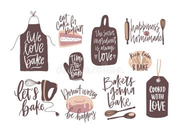 Cooking Handwritten Calligraphy Stock Illustrations – 2,935 Cooking ...