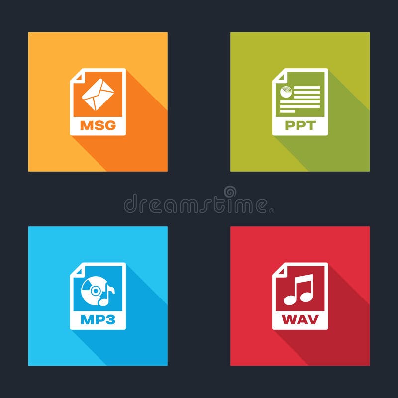 Set Xml File Document Html Psd Svg And Png Icon Vector Stock Vector Illustration Of Type