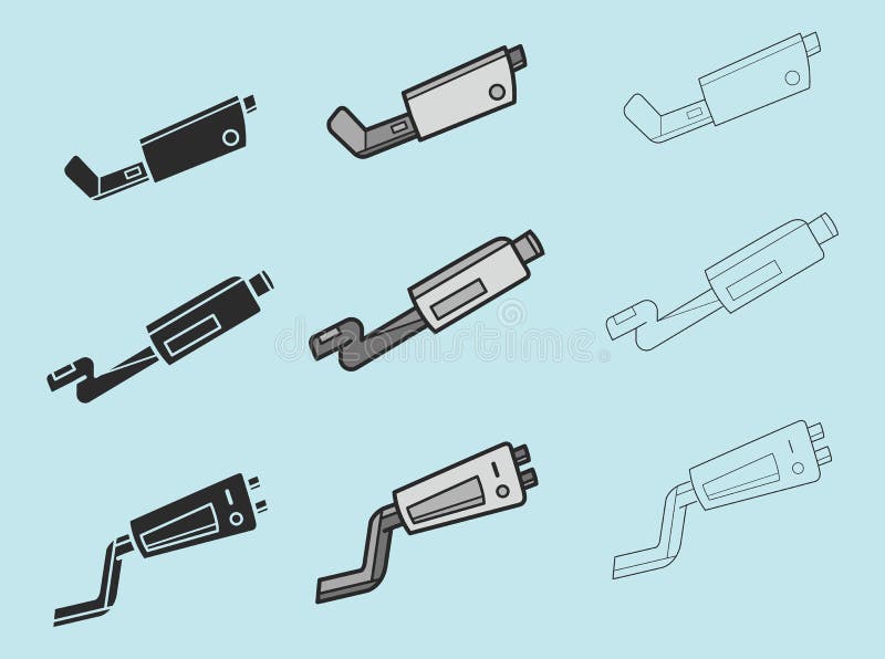 Muffler Cartoon Stock Illustrations – 1,117 Muffler Cartoon Stock ...