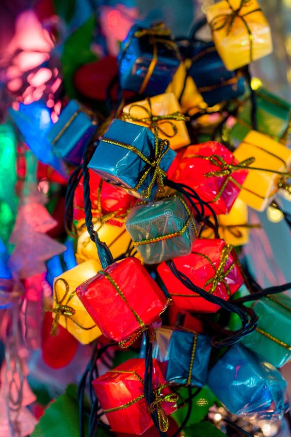 Set of Multi Color Gift Boxex in View Stock Photo - Image of ...