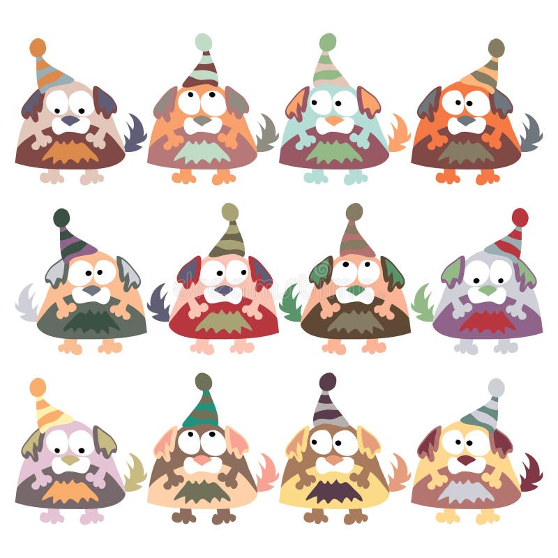 Multi Dogs Stock Illustrations – 97 Multi Dogs Stock Illustrations ...