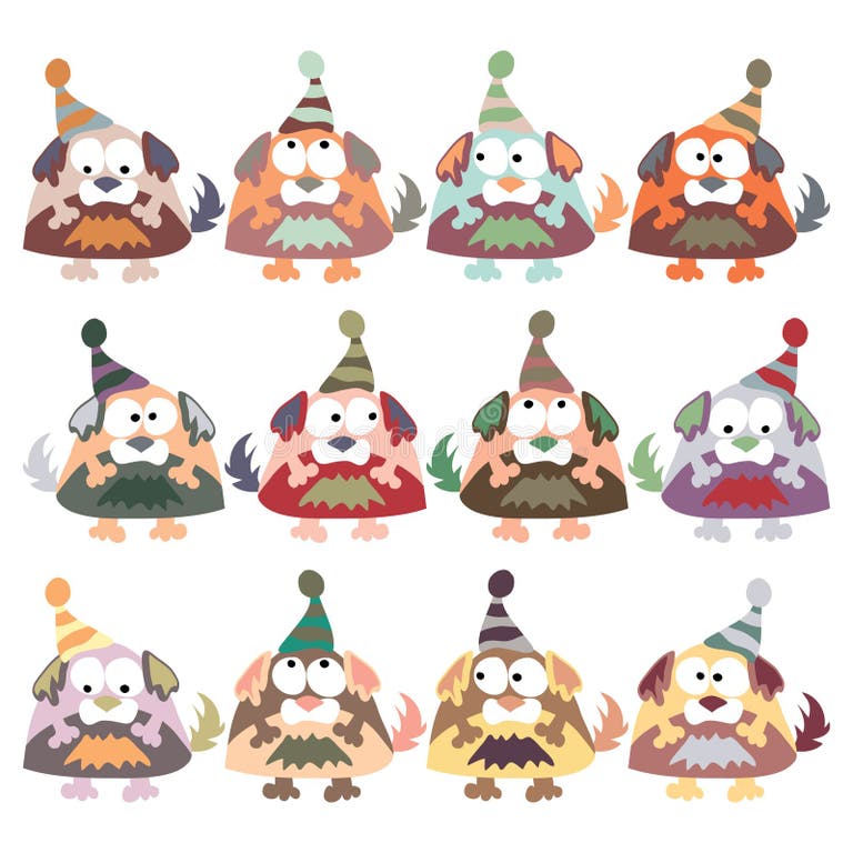 Multi Dogs Stock Illustrations – 219 Multi Dogs Stock Illustrations ...