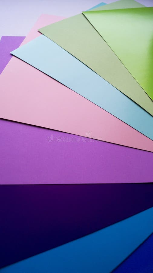 Set of Multi-colored Sheets of Cardboard Stock Photo - Image of bright ...