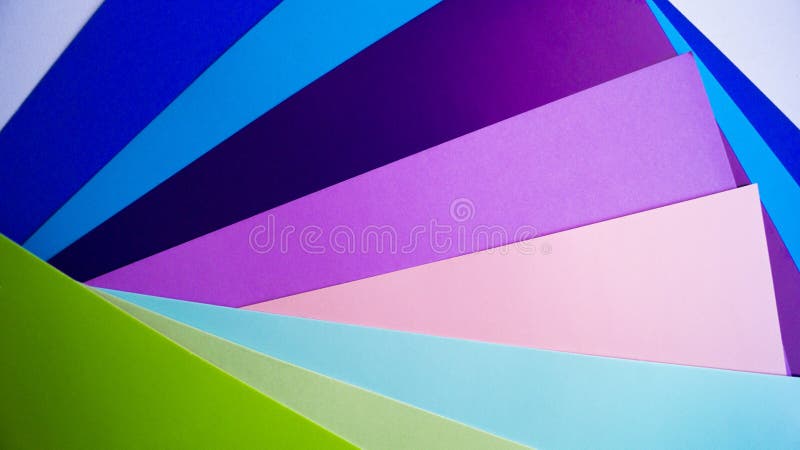 Set of Multi-colored Sheets of Cardboard Stock Image - Image of bright ...