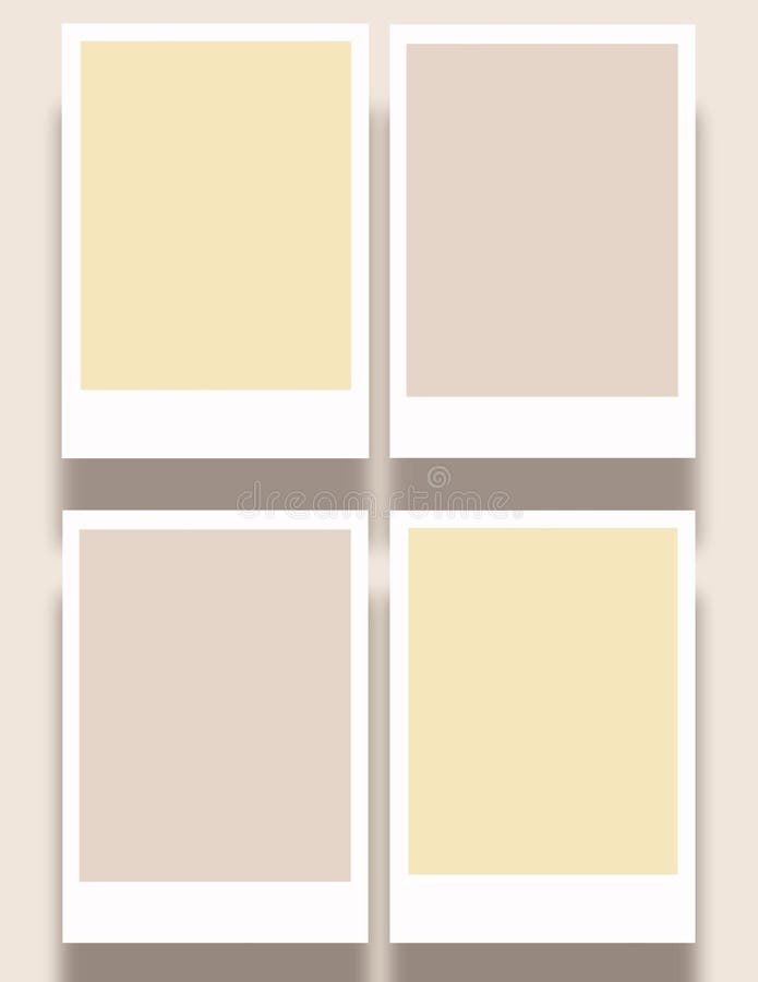 A Set of Multi-colored Sheets of Paper for Notes, 4 Stickers Stock ...