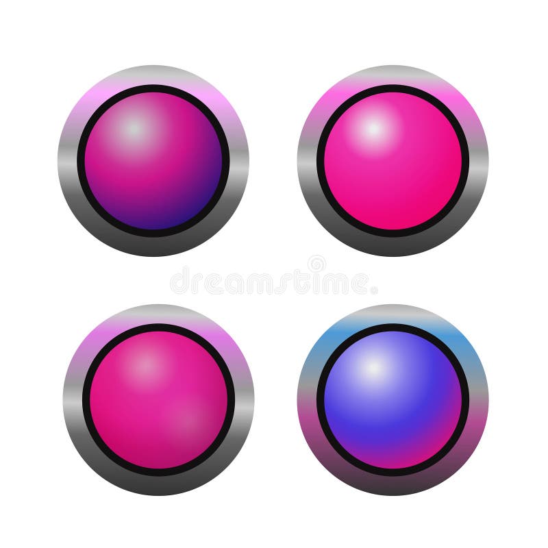 Concave Buttons Stock Illustrations – 75 Concave Buttons Stock ...
