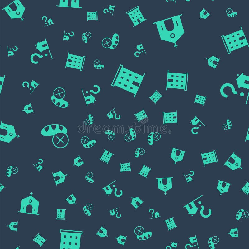 Set Multi Storey Building, Church, Donation Food and House with ...