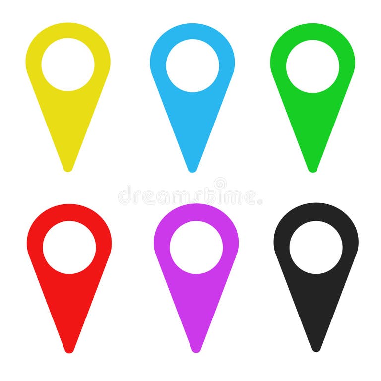 Colored Map Pointers Stock Illustrations – 482 Colored Map Pointers Stock Illustrations, Vectors ...