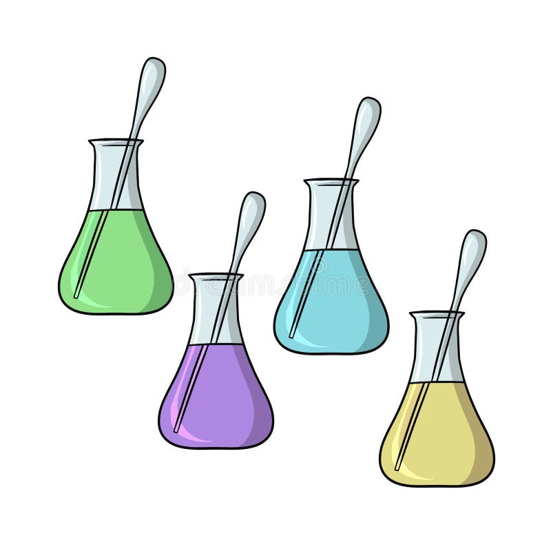 Triangular Lab Flask Stock Illustrations – 166 Triangular Lab Flask ...