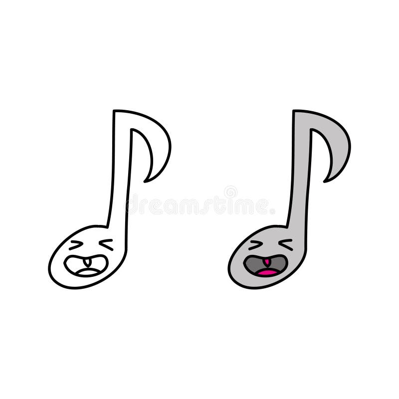 Music notes 8 stock vector. Illustration of noise, screaming - 292181199