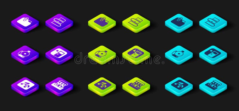 Set Music Note, Tone, School Building, Ringing Alarm Bell, Classroom ...