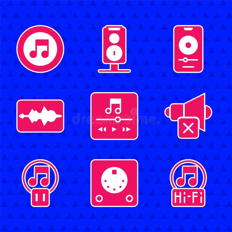 Set Music Player, Drum Machine, Note, Tone, Speaker Mute, Pause Button ...