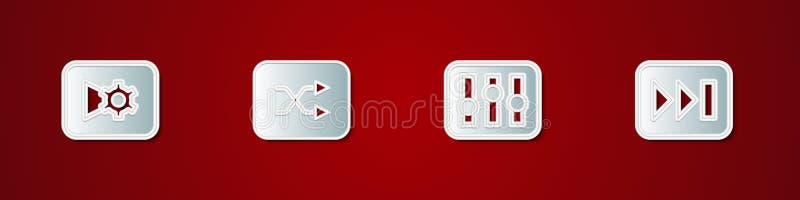 Set Music or Video Settings, Arrow Shuffle, Sound Mixer Controller and ...