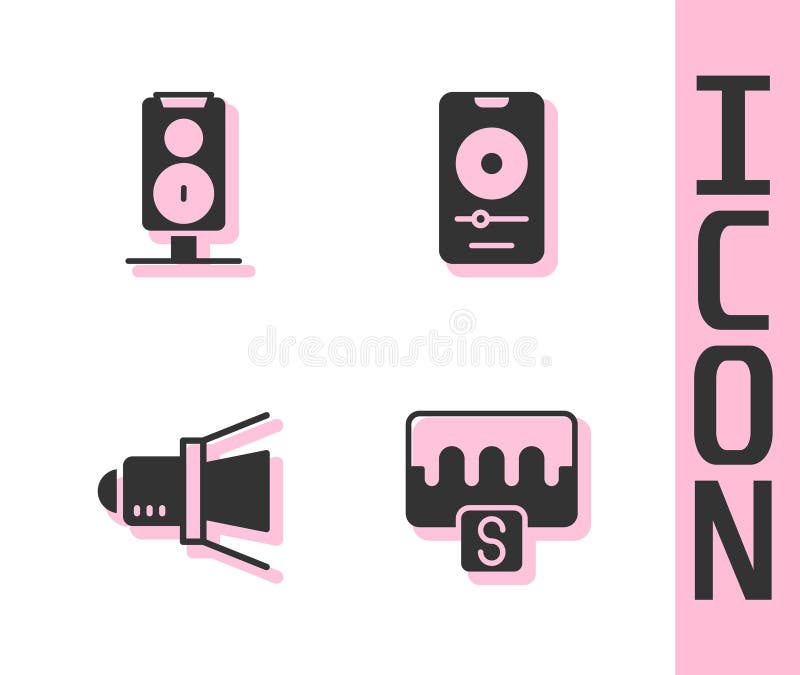 Set Music Wave Equalizer, Stereo Speaker, Movie Spotlight and Player ...