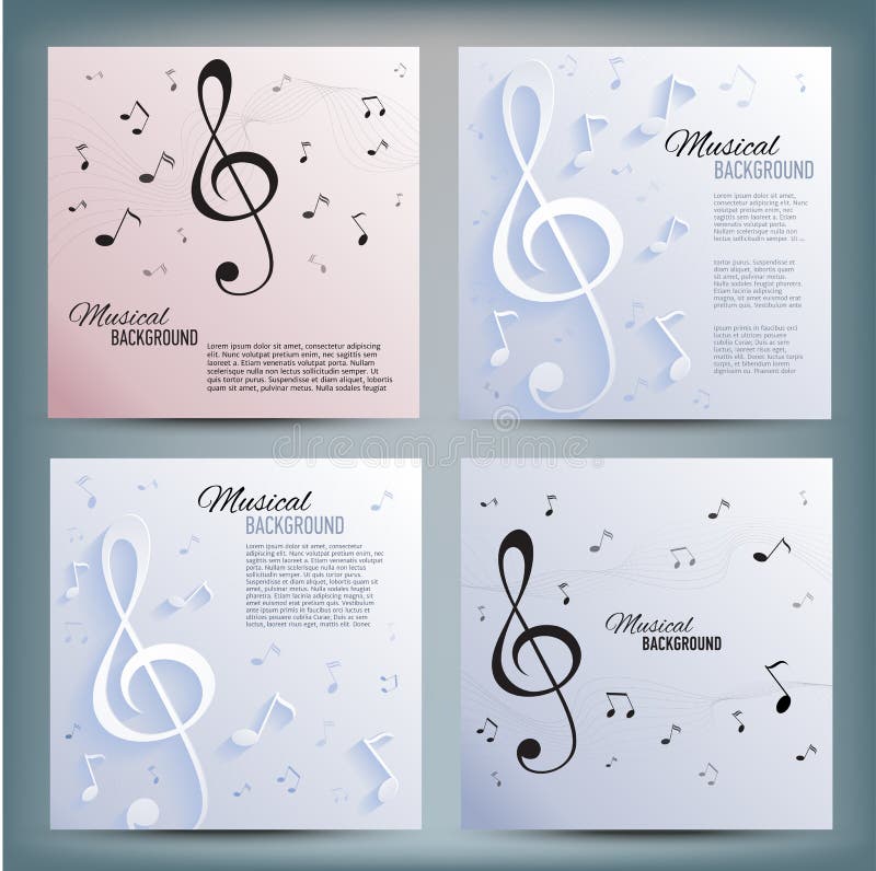 Colorful Vector Music Festival Concert Template Flyer. Musical Flyer ...