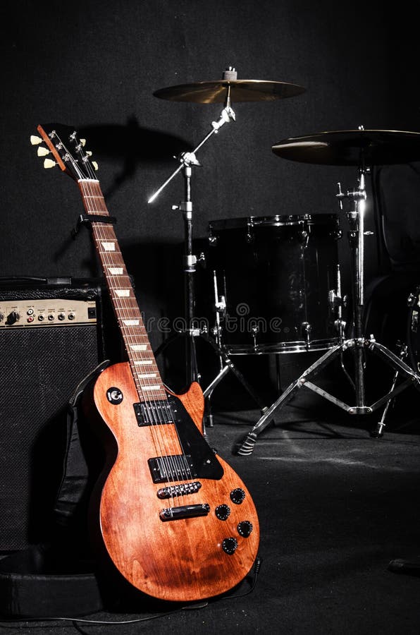 Set of musical instruments stock image. Image of audio - 44752225