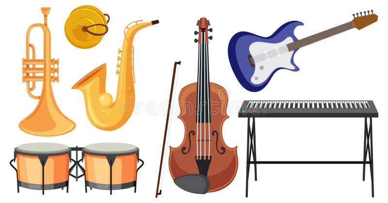 Musical Instruments Group Clipart Stock Illustrations – 172 Musical ...